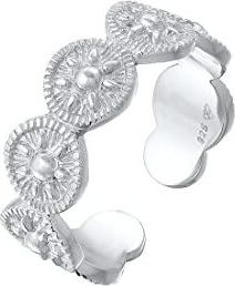 Elli Bague Femmes bande soleil design ouvert en argent sterling 925