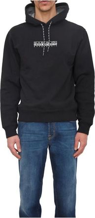 Napapijri Homme, Sweatshirts et sweats &agrave; capuche, Noir, Taille: 2XL SweaT-shirt Nero