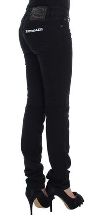 Roberto Cavalli Cotton Stretch Slim Skinny Jeans - Black