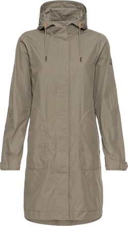 Camel Active Damen Langer Parka aus einem Organic Cotton Mix Salbei, womenswear-36