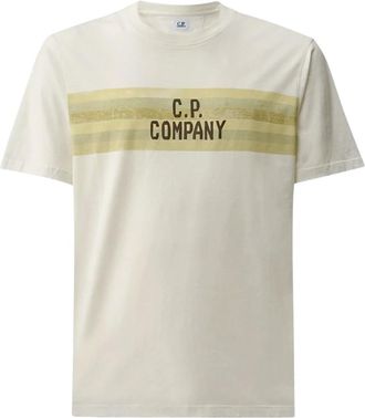 C.P. Company C.p. Company, Homme, Tops, Blanc, Taille: XL C.P.Company T-shirts et Polos