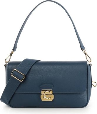 Coccinelle Femme, Sacs, Bleu, Taille: ONE Size C-Me Lock Shoulder Bag