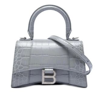 Balenciaga Pre-owned Hourglass Satchel - Femme - Pre-owned - Gris - Taille: ONE Size