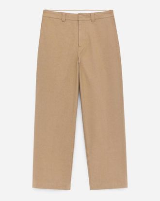 Arket Weite Chinohose Aus Baumwolle -Beige