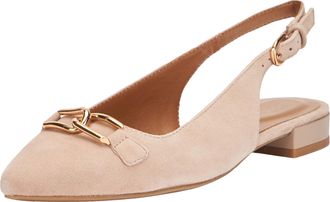 Geox Damen D CHARYSSA Ballet Flat, Nude, 38.5 EU
