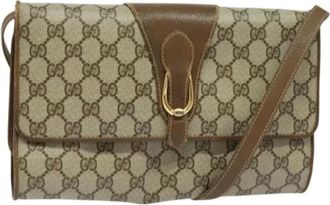 Gucci Pre-owned Cuir sacs-gucci - Femme - Pre-owned - Beige - Taille: ONE Size