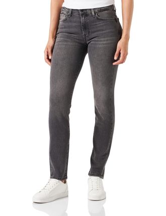 7 For All Mankind Damen Jswxc320 Jeans, Schwarz, 23 EU