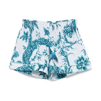 F.R.S. For Restless Sleepers Bedruckte Baumwollshorts - - Shorts - Damen - Blau - M