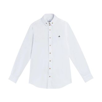 Vivienne Westwood Two Button Krall Shirt - - Shirts - Herren - Wei&szlig; - S