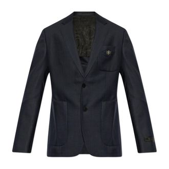 Versace Wollblazer - - Jackets - Herren - Blau - S
