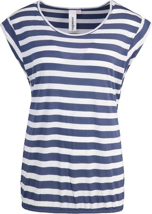 Ragwear Tulsa Stripes Top Damen (DE/NL/SE/PL, Alphanumerisch, L, Regular, Regular, Indigo Blue)