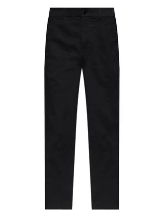 AllSaints pantalon en coton &agrave; logo brod&eacute; - Noir