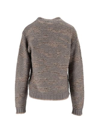Fabiana Filippi Chunky-Knit Wool Blend Sweater - Grey