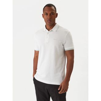 HUGO BOSS Poloshirt Paddy 50469055 Wei&szlig; Regular Fit