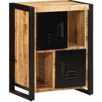 vidaXL Sideboard 55x35x70 cm Raues Mangoholz - Vidaxl