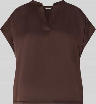 b.young T-Shirt mit Serafino-Ausschnitt Modell SELITA
