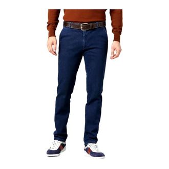 Meyer Oslo Denim Thermolite Stretchhose - - Jeans - Herren - Blau - W44 L32