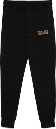 Versace Jeans Couture Jogginghose mit Logo-Stickerei - Schwarz