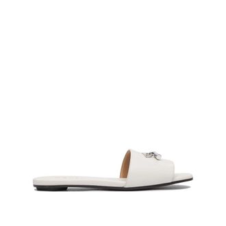 Alexander McQueen T-Bar Slide-Sandaletten - - Shoes - Damen - Wei&szlig; - 37 EU