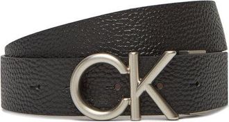 Calvin Klein Herrengürtel Ck Hallmark Logo 35Mm Adj/Rev LV04D7034G Schwarz