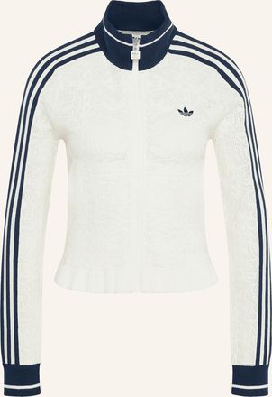 adidas Originals Adidas Originals Strickjacke Mit Galonstreifen weiss