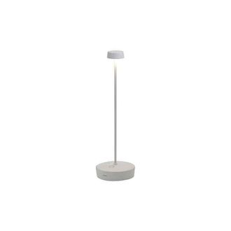 Zafferano Lampe de table LED rechargeable et dimmable Swap Pro White
