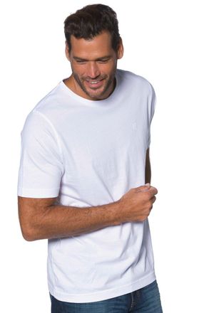 JP1880 Herren L-8XL bis 8XL, T-Shirt im Doppelpack, Basic-Shirt aus Reiner Jerseyqualit&auml;t, Rundhals, Bequeme Passform schneewei&szlig; 6XL 702637200-6XL