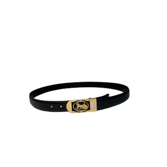 Celine Ceinture logo cal&egrave;che Pre-owned - Femme - Pre-owned - Noir - Taille: ONE Size