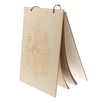 Angoily Hochzeitsgästebuch aus Holz Wiederverwendbares für Unterschriften Hochzeit Verlobung Brautparty Erinnerungsbuch für Gäste Stilvolles Design