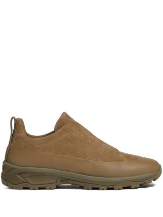Ermenegildo Zegna baskets Triple Stitch Monte - Marron