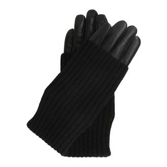 Kazar Lederhandschuhe mit dekorativen &Uuml;berz&uuml;gen - - Accessories - Damen - Schwarzk - S