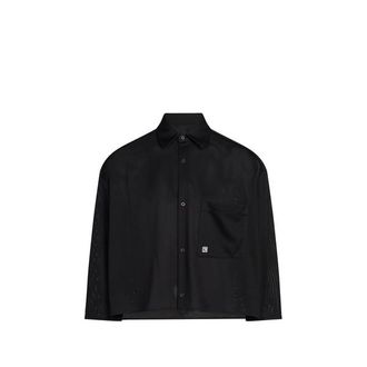 Merely Made Chemise ample ajour&eacute;e col classique