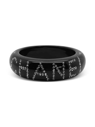 Chanel bracelet jonc Spellout (2003) - Noir