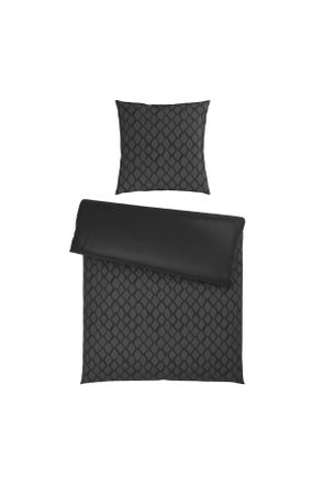 Dieter Knoll Collection Wendebettw&auml;sche Snako, Anthrazit, Textil, Abstraktes, 135x200 cm, Oeko-Tex Standard 100, Oeko-Tex Made IN Green, pflegeleicht, atmungsaktiv, schadstof