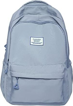 Generic Sac &agrave; dos &agrave; roulettes de couleur unie, grande capacit&eacute;, l&eacute;ger, pratique, sac &agrave; dos d&eacute;tudiant, sac &agrave; dos dhydratation pour le ski, bleu, taille unique