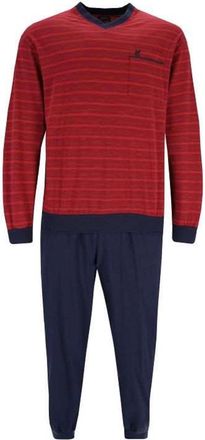 Hajo Polo & Sportswear Herren Schlafanzug - Klima - Light, rot, 54
