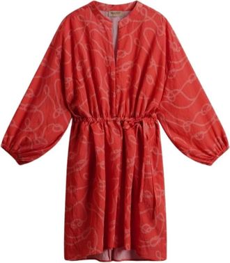 Woolrich Femme, Robes, Rouge, Taille: 40 FR Fluid Short Dress