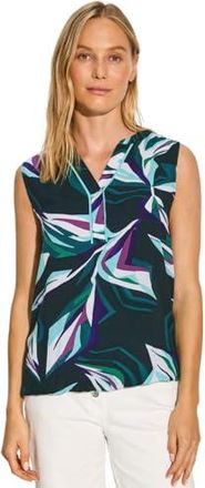 Cecil B344899 Chemisier à Motifs, Vert Kaki, XL Femmes, fir Green, Womens