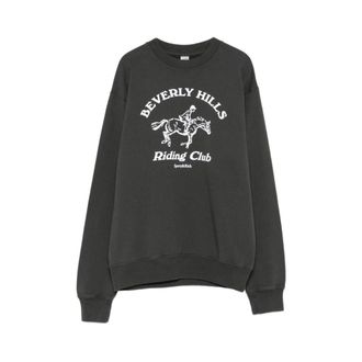 Sporty & Rich Femme, Sweatshirts et sweats &agrave; capuche, Gris, Taille: 38 FR Sweater