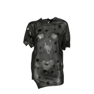 Junya Watanabe Femme, Pulls, Noir, Taille: 42 FR Pull Col Rond en Maille