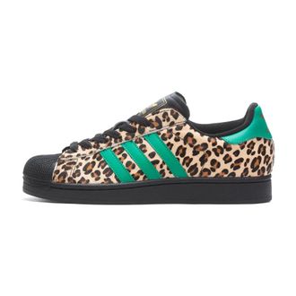 adidas Homme, Chaussures, Multicolore, Taille: 36 EU Superstar II Leopard Green