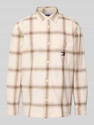Tommy Jeans Boxy Fit Freizeithemd mit Karomuster