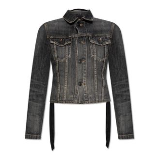 Balenciaga Denimjacke - - Jackets - Damen - Grau - XS
