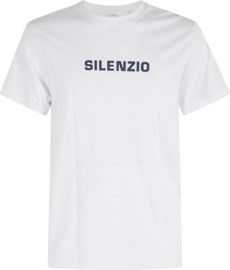 Aspesi Homme, Tops, Blanc, Taille: L Silence Circle Neck White T-Shirt