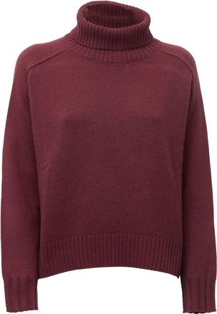 Be You Maglia Dolcevita - - Knitwear - Damen - Rot - M