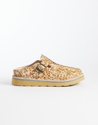 Clarks Solsbury - Mules &agrave; imprim&eacute; daim-multicolore