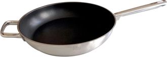 BOJ Pfanne PREMIUM COAT - Edelstahl mit Teflon, alle Brenner, antihaftbeschichtet, hochwertiger Griff (32 cms Mit Griff)