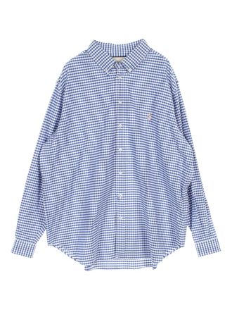 Gucci chemise à carreaux années 2010 - Bleu