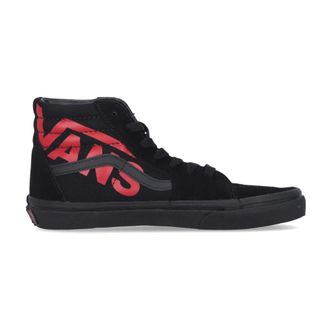 Vans Hohe Top Sk8-hi Logo Schuhe Schwarz/rot - - Shoes - Herren - Schwarzk - 36 EU