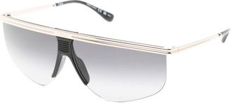 Chlo&eacute; Shield Frame Sunglasses - Black